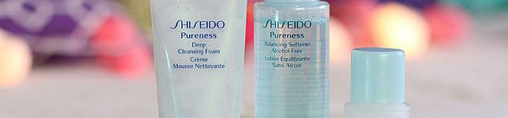 Kit Pureness Oil-Control Shiseido para pele oleosa
