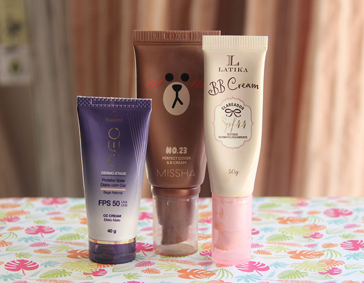 Qual o melhor BB Cream? Veja a comparação entre meus três favoritos